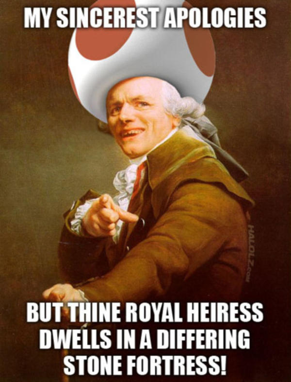 [Image - 166647] | But Our Princess is in Another Castle! | Know Your Meme