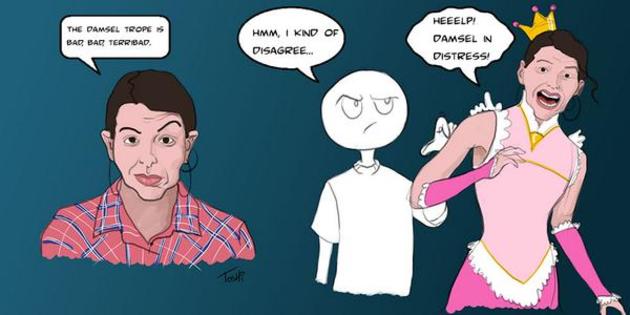 Anita The Damsel Anita Sarkeesian Know Your Meme