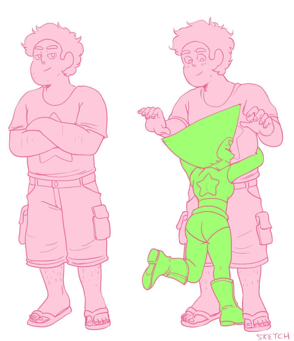 Adult Steven Design And Cg Peridot By Sketchapod Steven Universe Know Your Meme