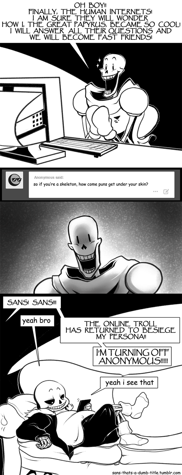 Papyrus On Tumblr Undertale Know Your Meme
