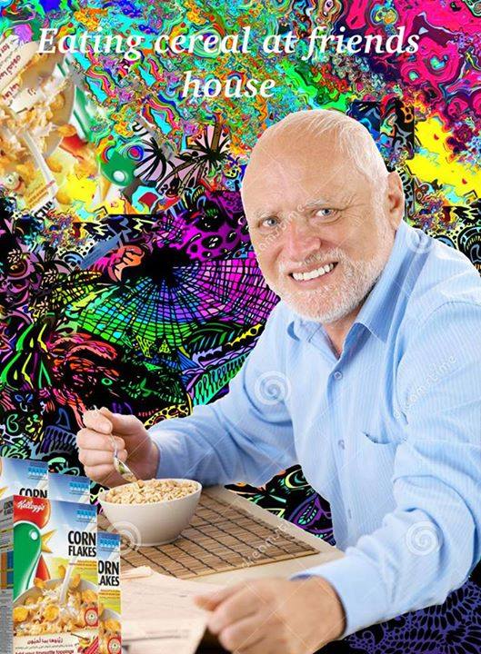 Eat Cereal Hide The Pain Harold Know Your Meme eat-cereal-hide-the-pain-harold-know-your-meme
