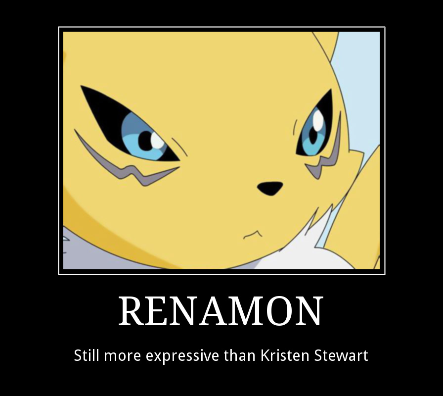 Not Such The Most Expressive Digimon But Renamon Know Your Meme