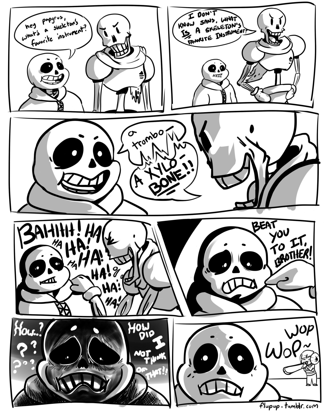 Skeleton s Favorite Instrument Undertale Know Your Meme