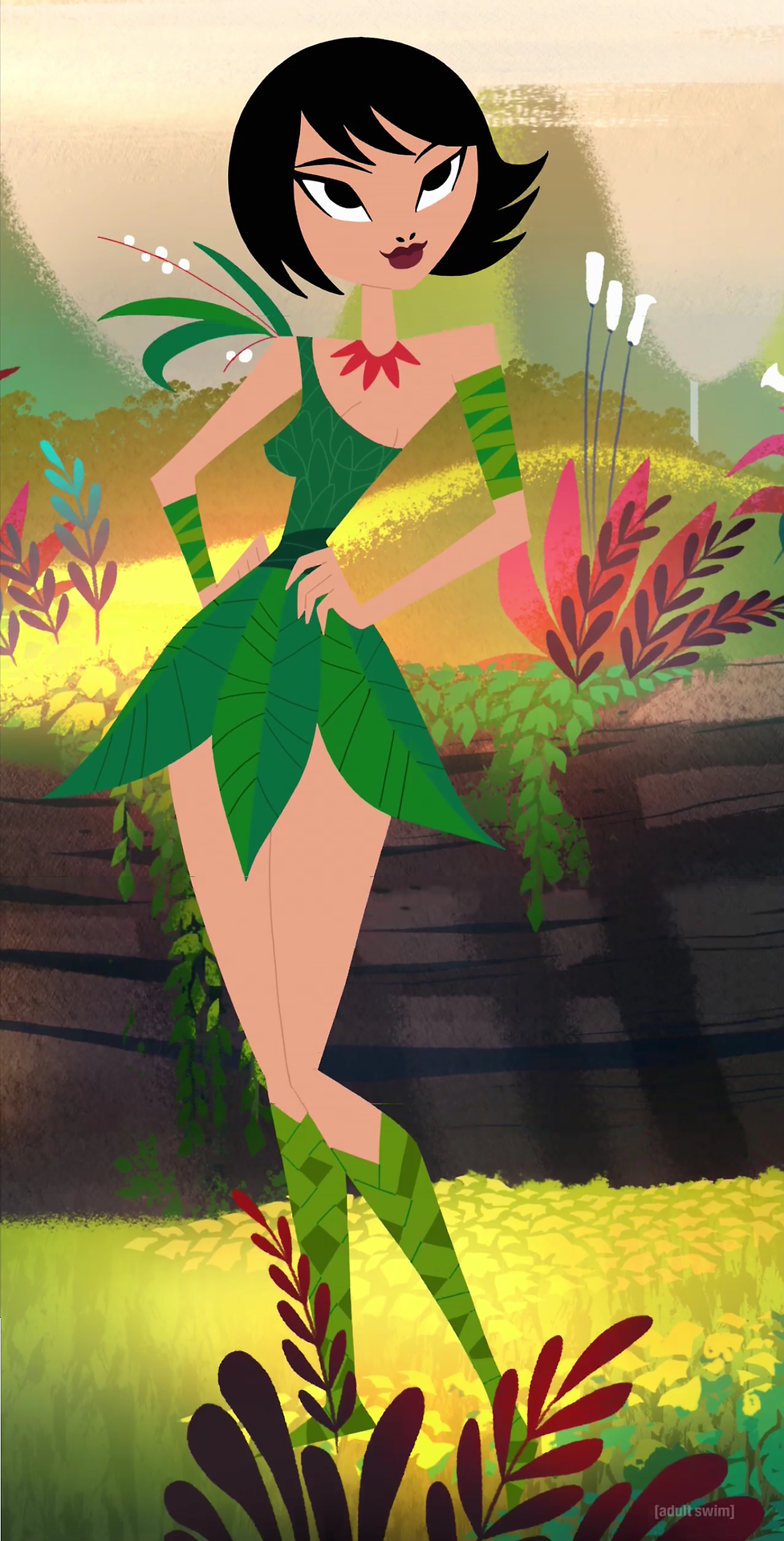 Ashi In Leafy Attire The Full Version Samurai Jack Know Your Meme