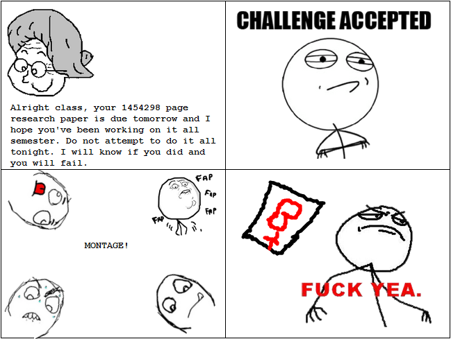 Challenge Accepted Know Your Meme