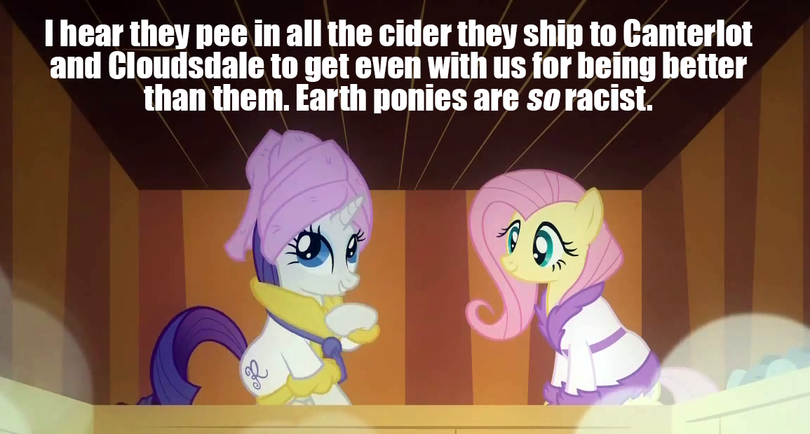 Ponies get catty-Earth ponies are racist | My Little Pony: Friendship ...