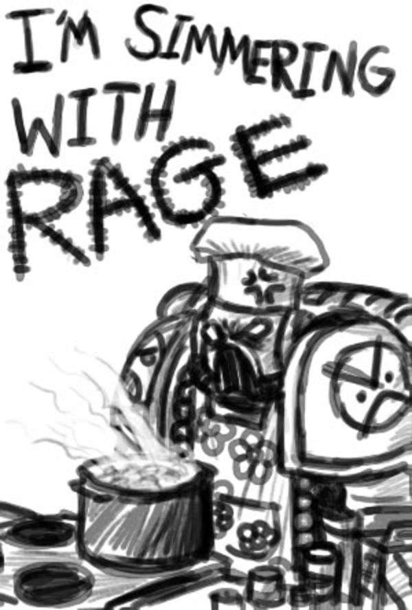 Simmering with rage | Warhammer 40k | Know Your Meme