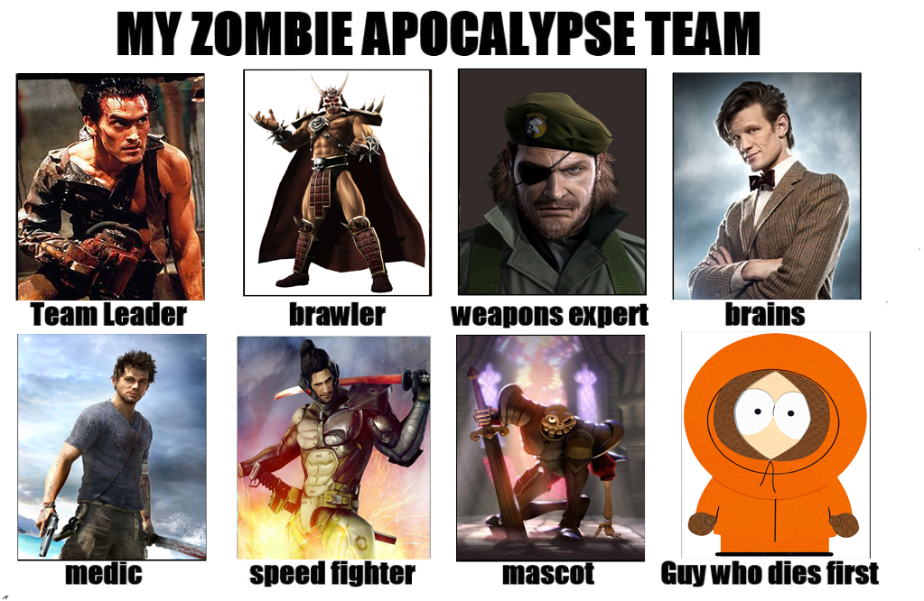 My Zat | My Zombie Apocalypse Team | Know Your Meme
