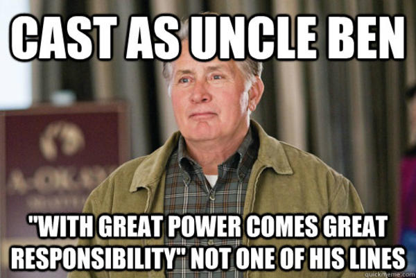 Cast As Uncle Ben | With Great Power Comes Great Responsibility | Know ...