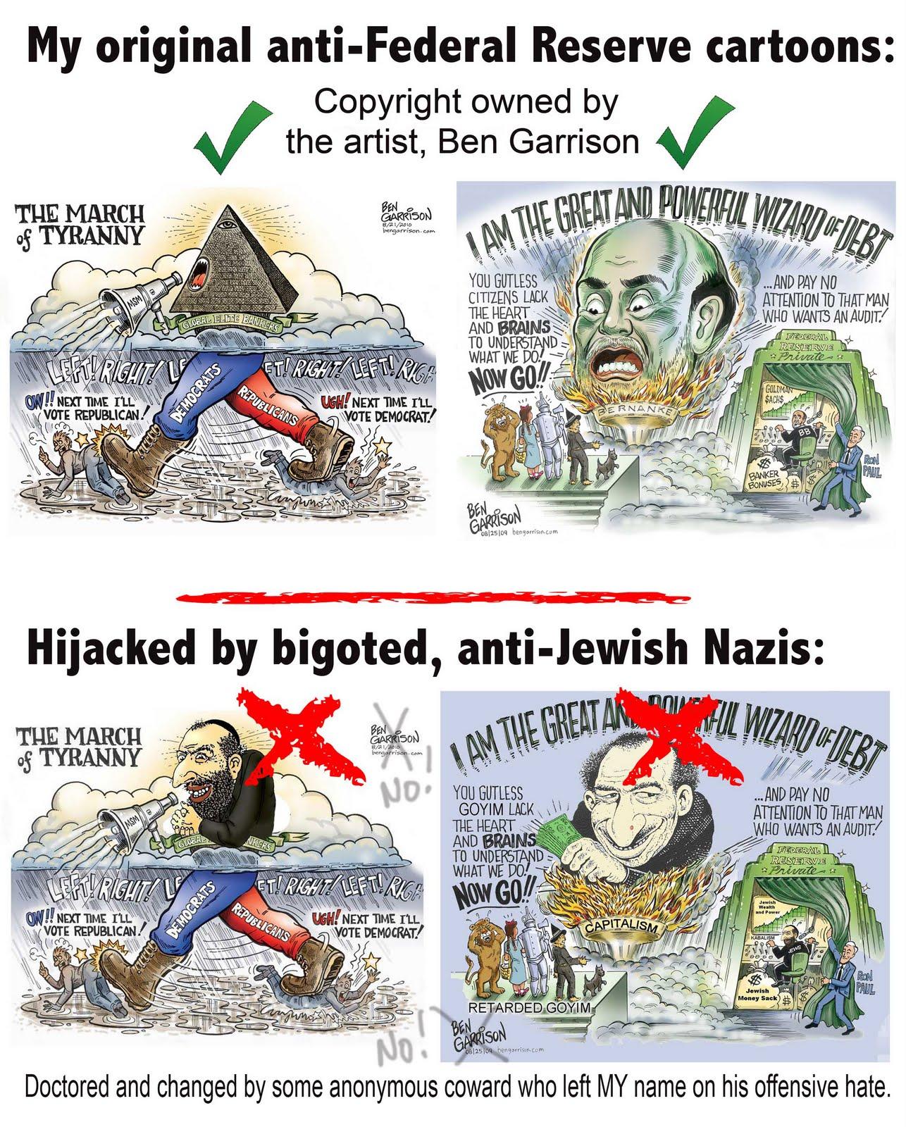 Cartoon Defacements | Ben Garrison | Know Your Meme