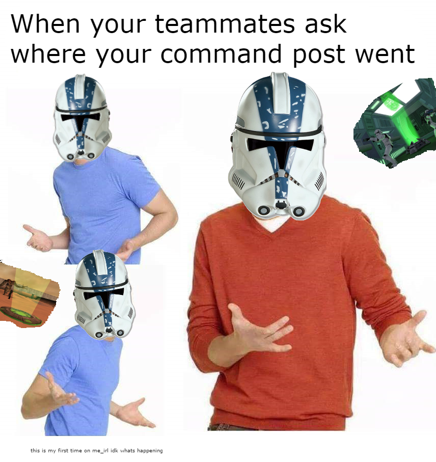 When your teammates ask where the command post went | Star Wars ...