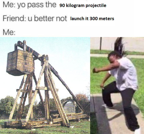 Pass the projectile fam | Trebuchets | Know Your Meme