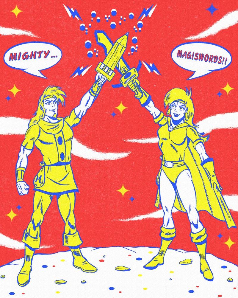 Silver Age Mighty Magiswords | Mighty Magiswords | Know Your Meme