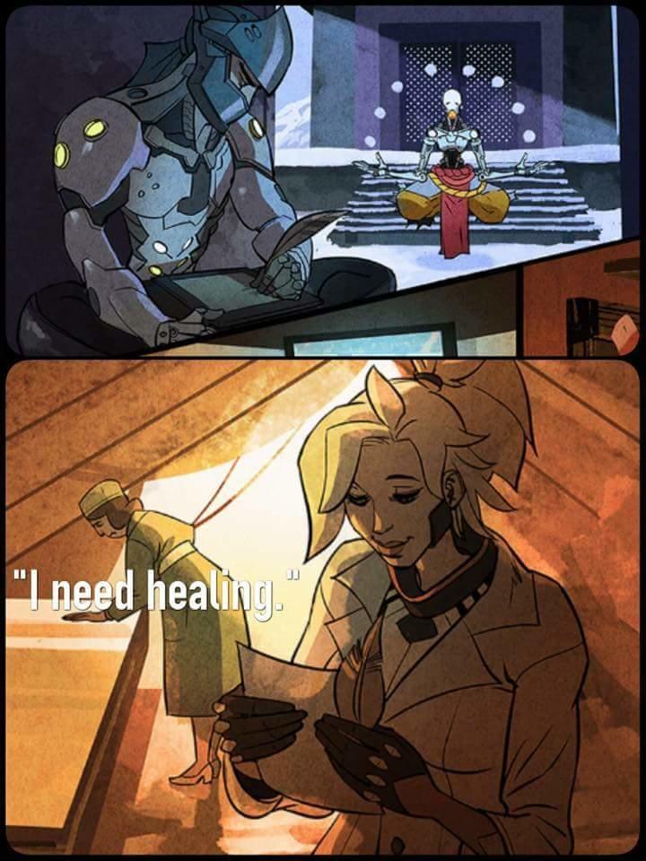 what Genji Actually Wrote in the Letter | I Need Healing | Know Your Meme