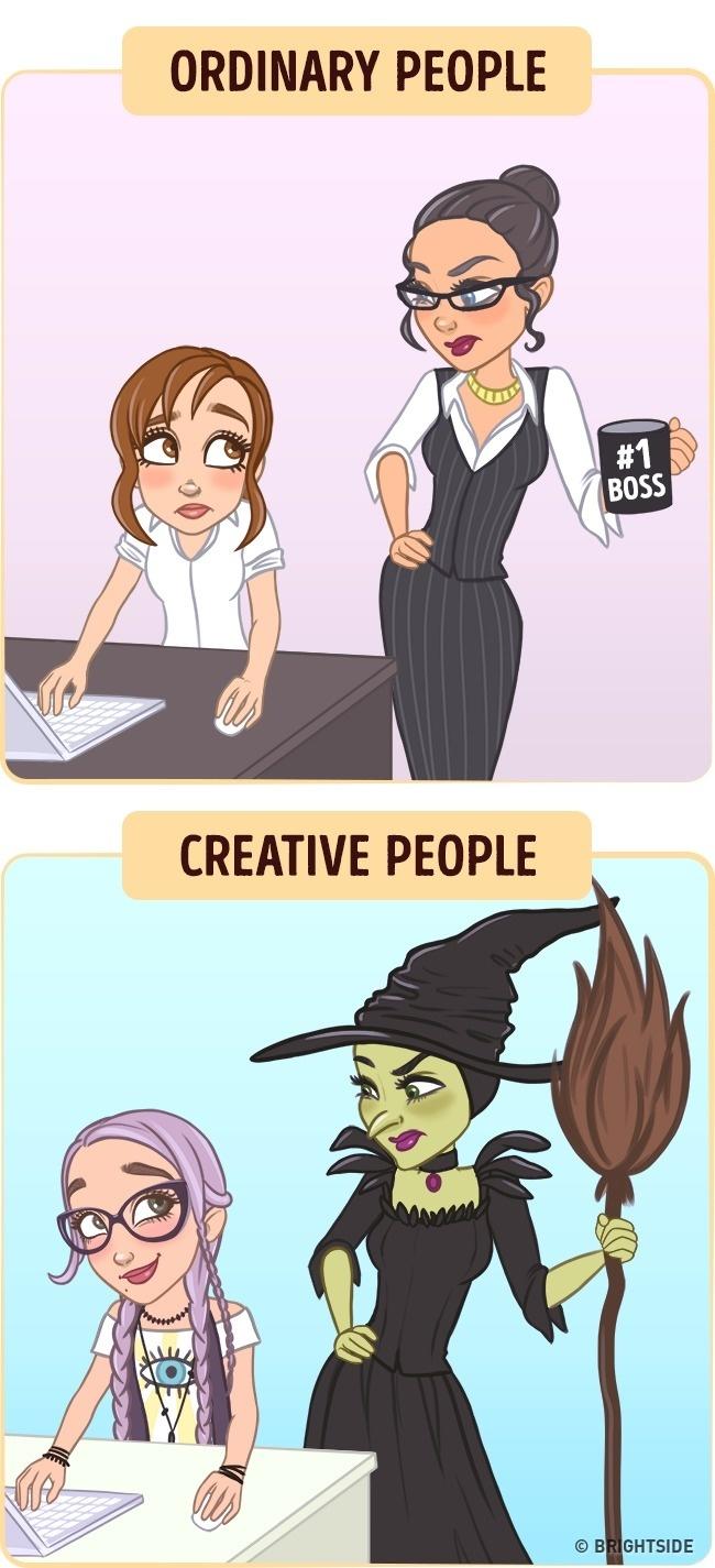 How Creative People See Their Boss | How Creative People See the World ...