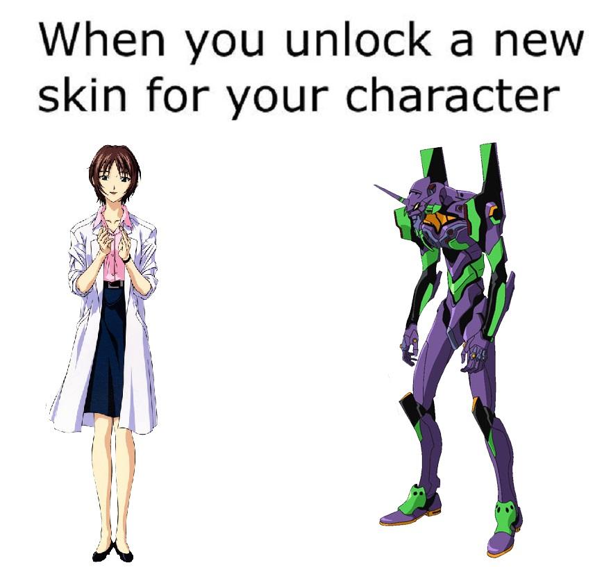 Eva-01 | When You Unlock a New Skin | Know Your Meme