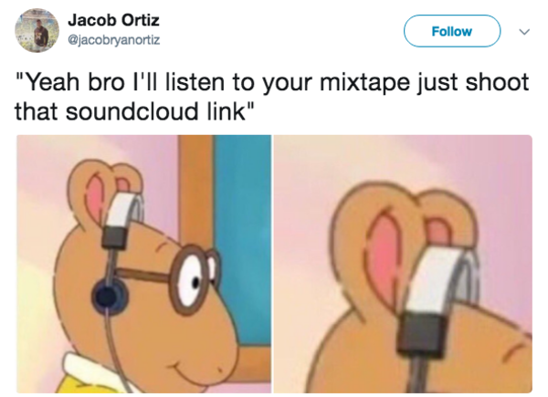 Soundcloud | Arthur's Headphones | Know Your Meme