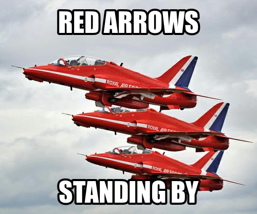 Red Arrows, Standing By | Red Leader Standing By | Know Your Meme