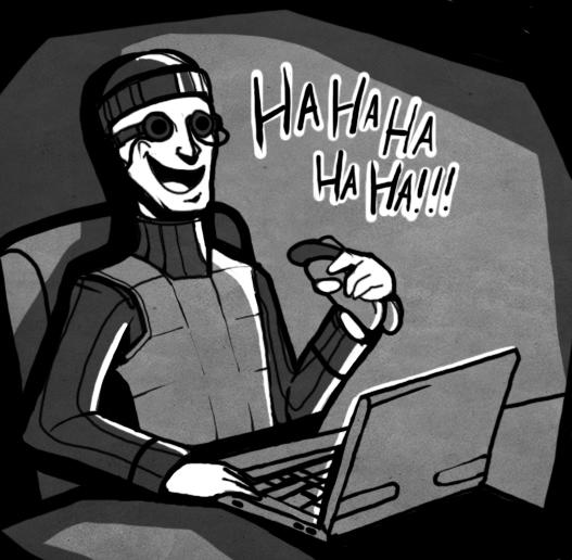 Laughing Hacker | Computer Reaction Faces | Know Your Meme