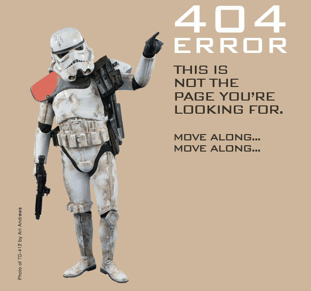 This Is Not The Page You Are Looking For | 404 | Know Your Meme