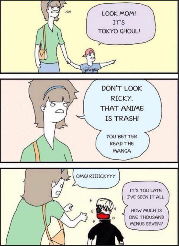 Tokyo Ghoul | Don't Look at Them Ricky! | Know Your Meme