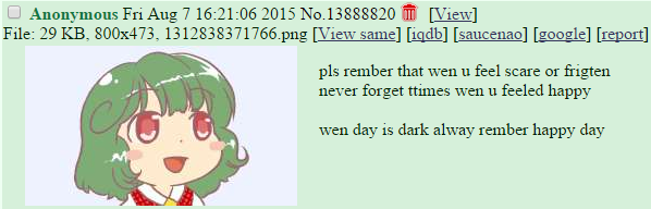 Pls Rember That Wen U Feel Scare / Wen Day Is Dark Alway Rember Happy ...