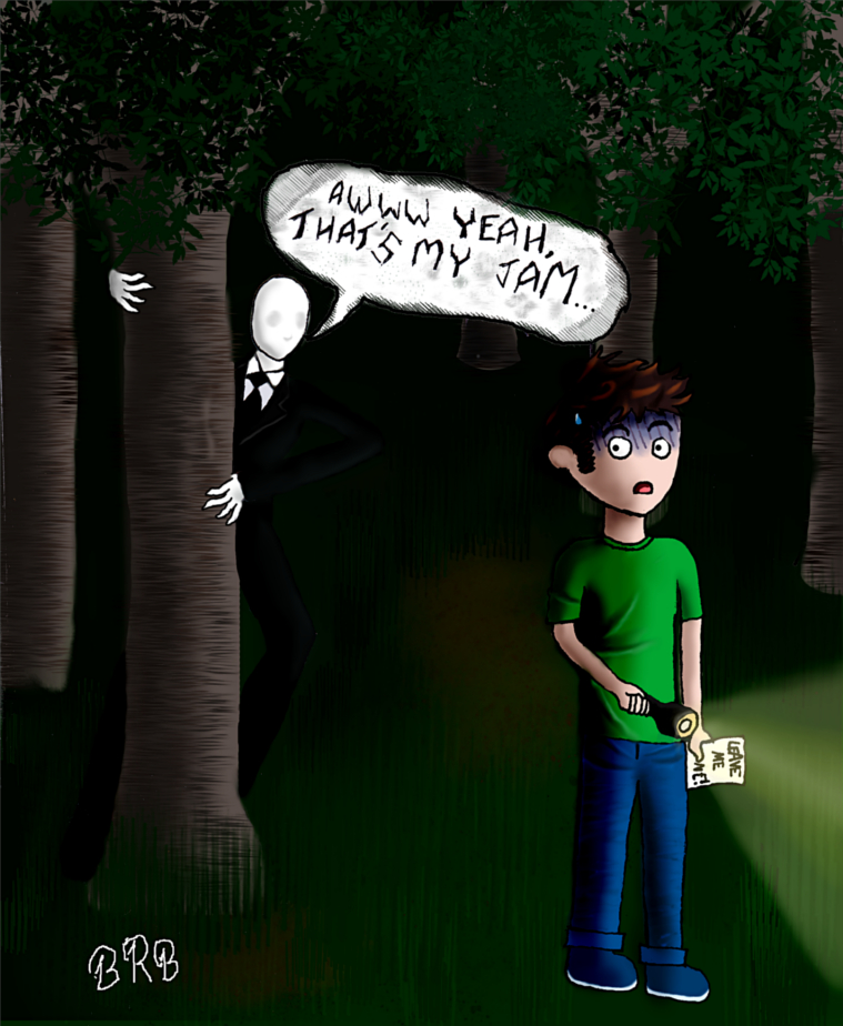 Slender Man Funny Quotes