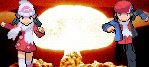 Since you liked Calem so much, I present Lucas and Dawn in action ...