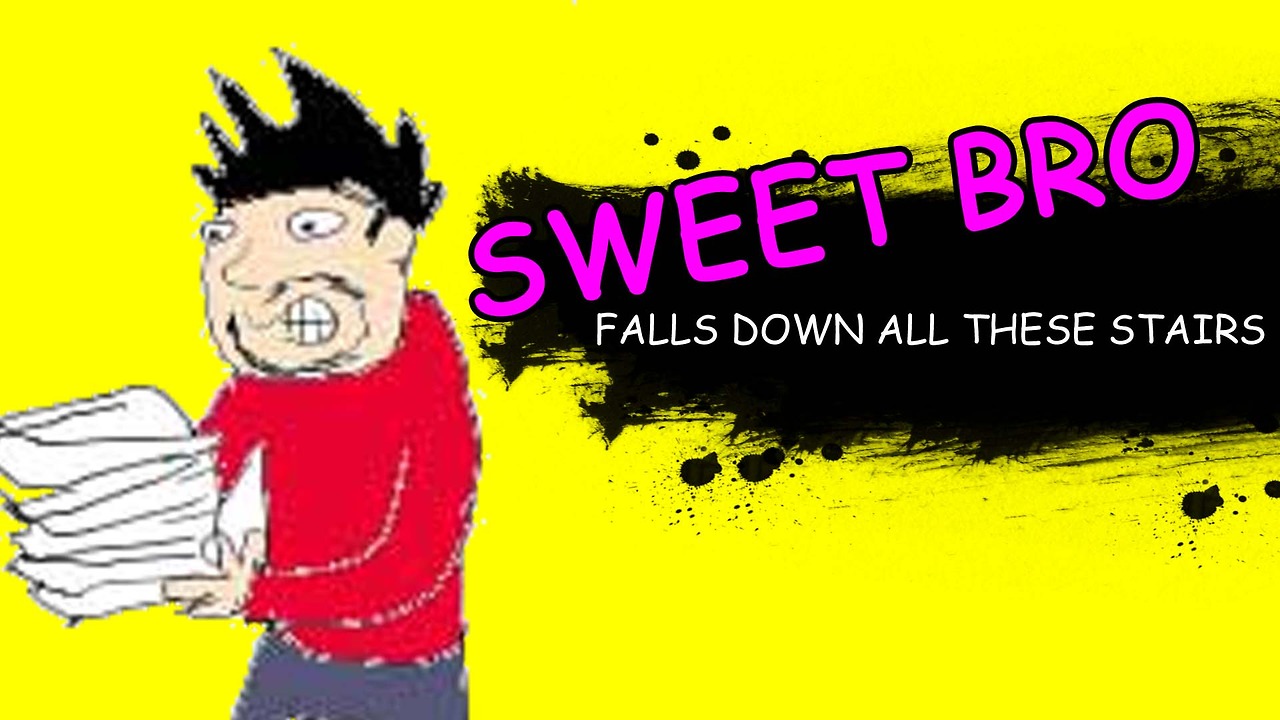 Sweet Bro falls down all these stairs | Super Smash Bros. 4 Character ...
