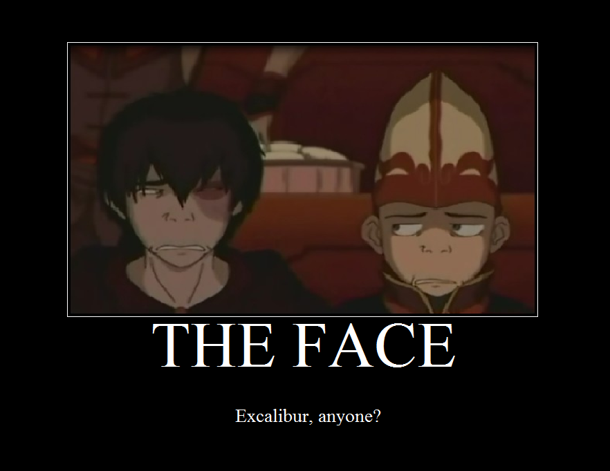 Excalibur face in Avatar: the Last Airbender | Excalibur Face | Know ...