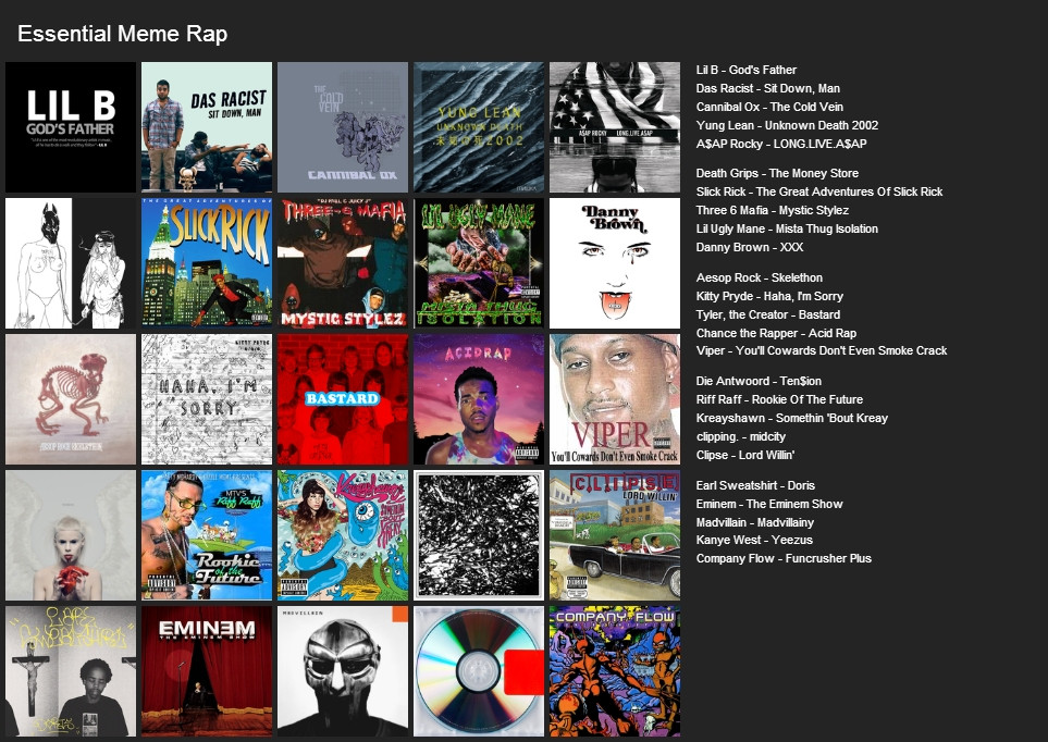 56 Best Albums by Female Artists for Each Year (crosspost from /r/music ...