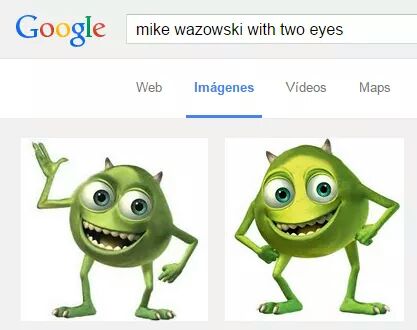 Mike Wazowski with two eyes | Googled It, Was Not Disappointed | Know ...