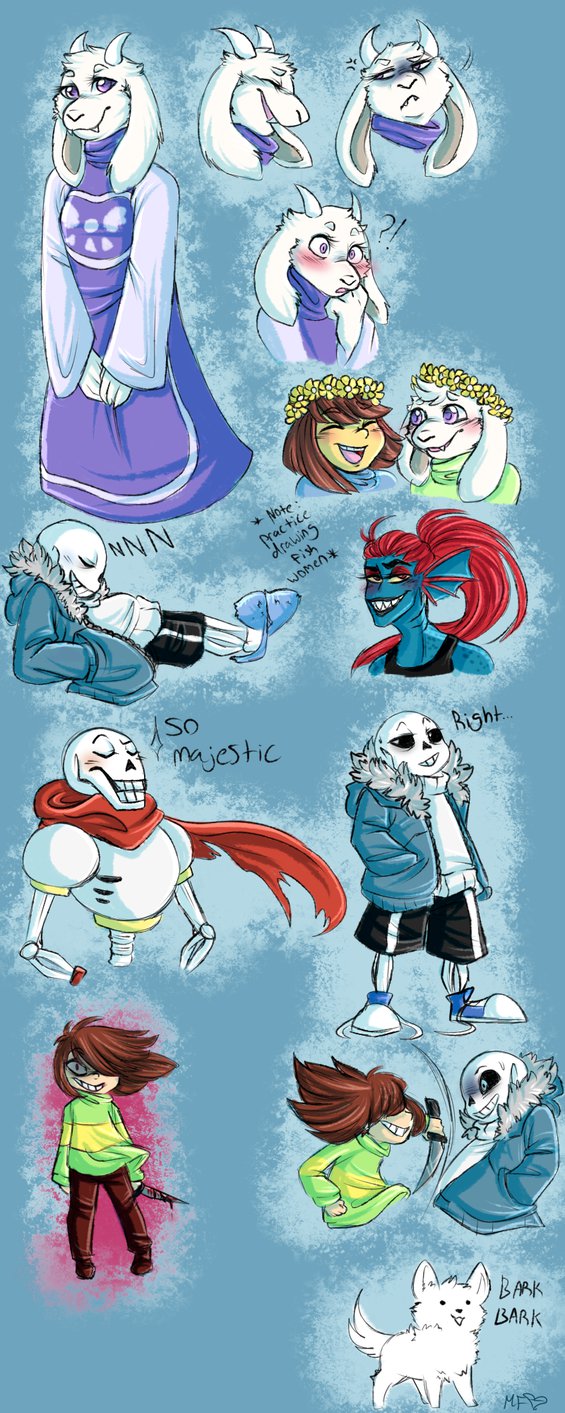 Undertale Character Dump By