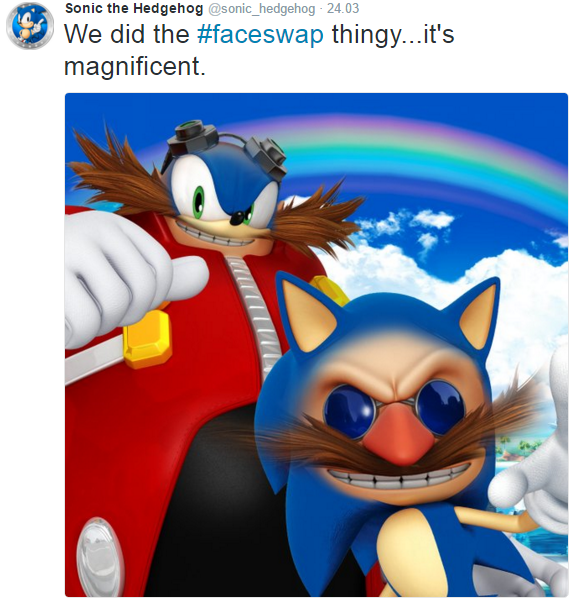 Sonic and Eggman face swap | Sonic_Hedgehog | Know Your Meme